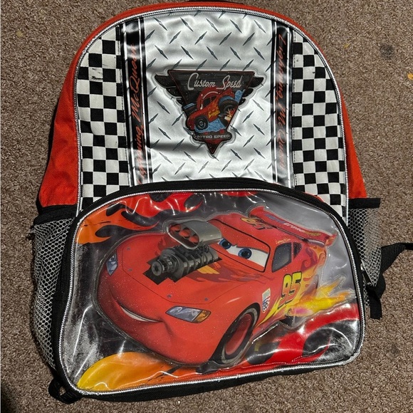 Disney | Accessories | Y2k Lightning Mcqueen Cars Backpack | Poshmark